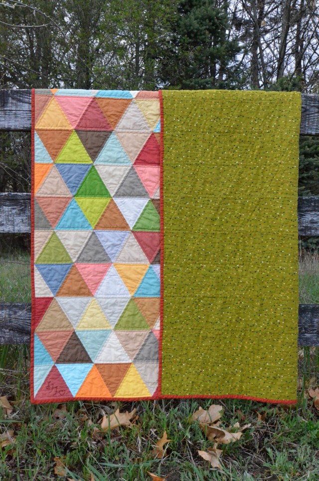Thousand Pyramids quilt | Sewfrench